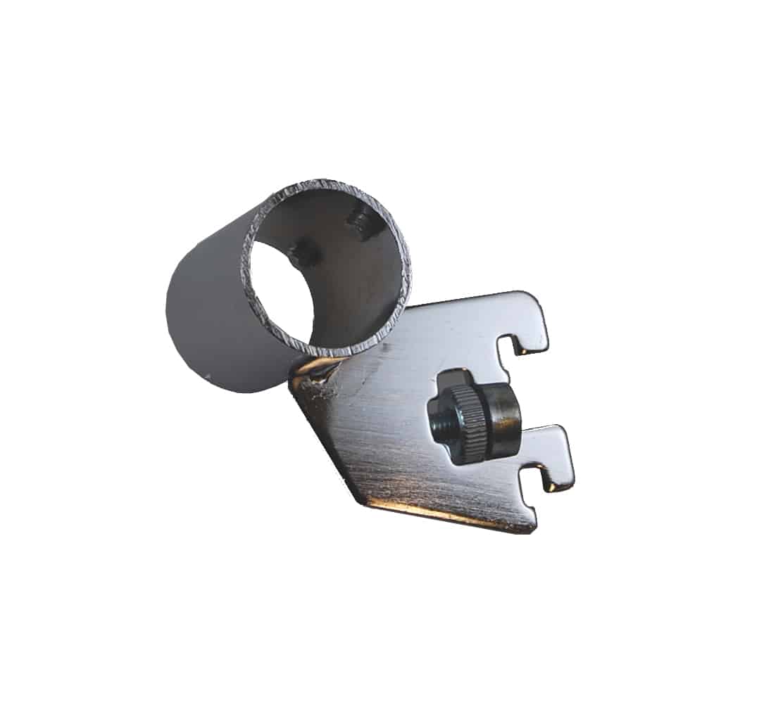 1" HANGRAIL BRACKET CHROME - Detroit Store Fixture Co. | Custom made ...