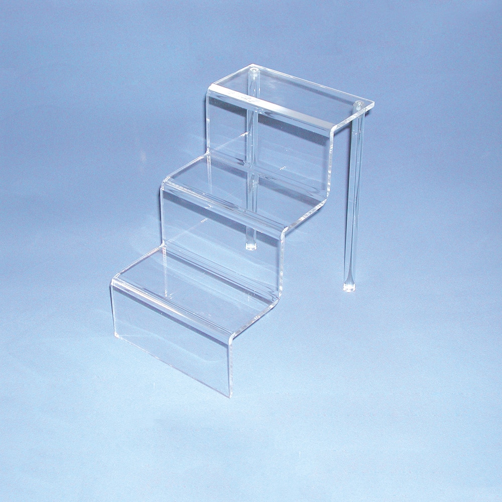 3-TIER ACRYLIC RISER - Detroit Store Fixture Co. | Custom made slatwall ...