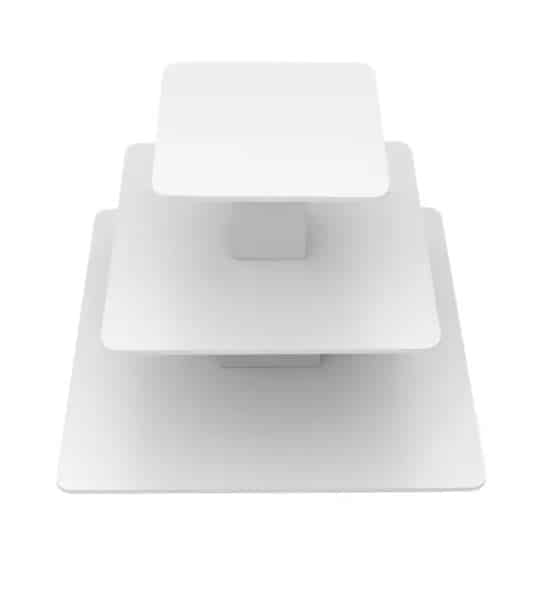 3 TIER SQUARE TABLE DISPLAY - Detroit Store Fixture Co. | Custom made ...