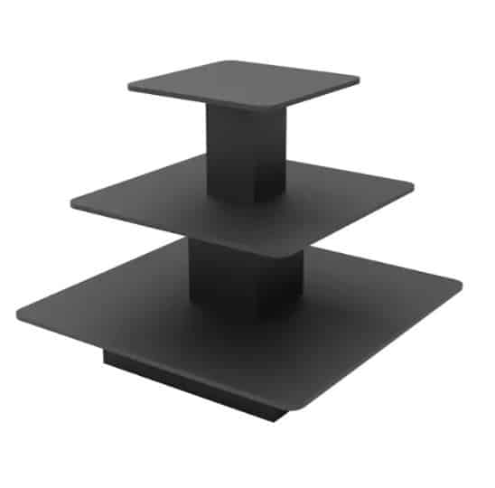 3 TIER SQUARE TABLE DISPLAY - Detroit Store Fixture Co. | Custom made ...