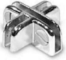 4-WAY ADJUSTABLE CHROME GLASS CONNECTOR - Detroit Store Fixture Co ...