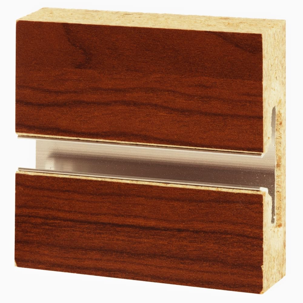 CHERRY SLATWALL WITH ALUMINUM INSERTS 4'H X 8'L - Detroit Store Fixture ...