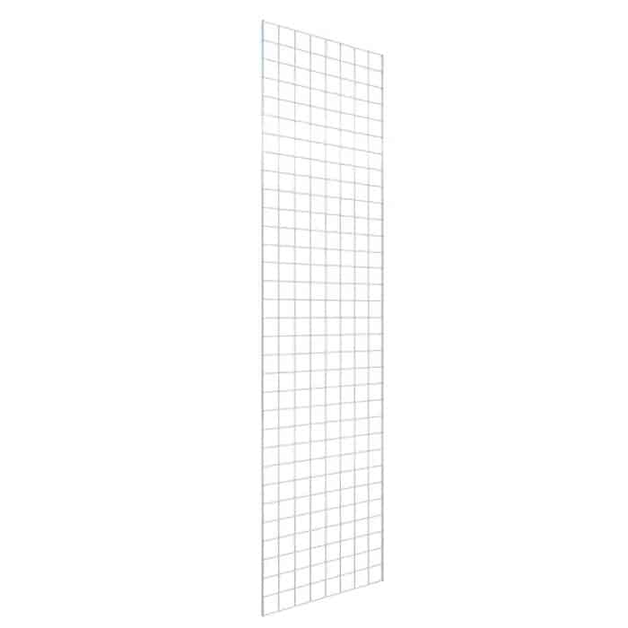 GRIDWALL PANEL 2' X 8' CHROME - Detroit Store Fixture Co. | Custom made ...