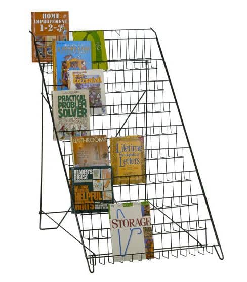 LITERATURE 10 LEVEL FLOOR RACK - Detroit Store Fixture Co. | Custom ...