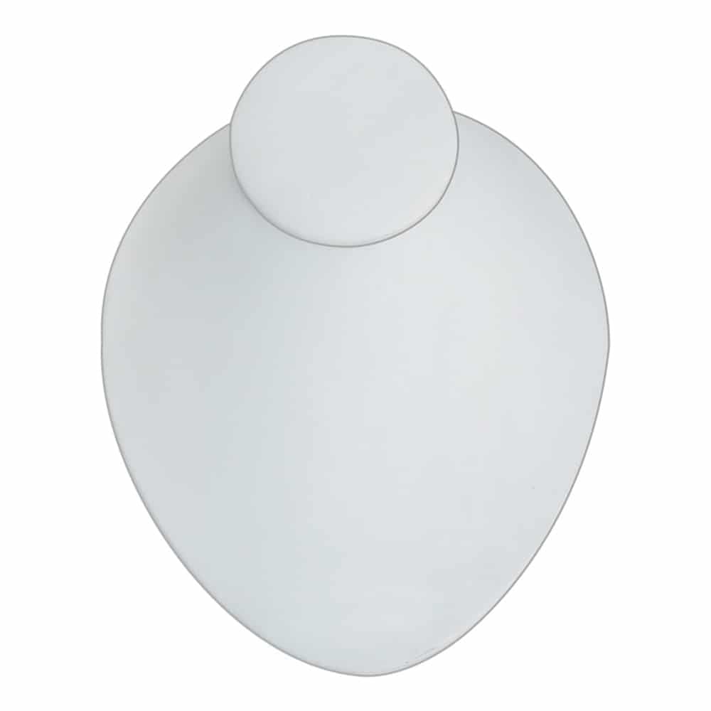 SINGLE NECKLACE BUST DISPLAY WHITE - Detroit Store Fixture Co. | Custom ...
