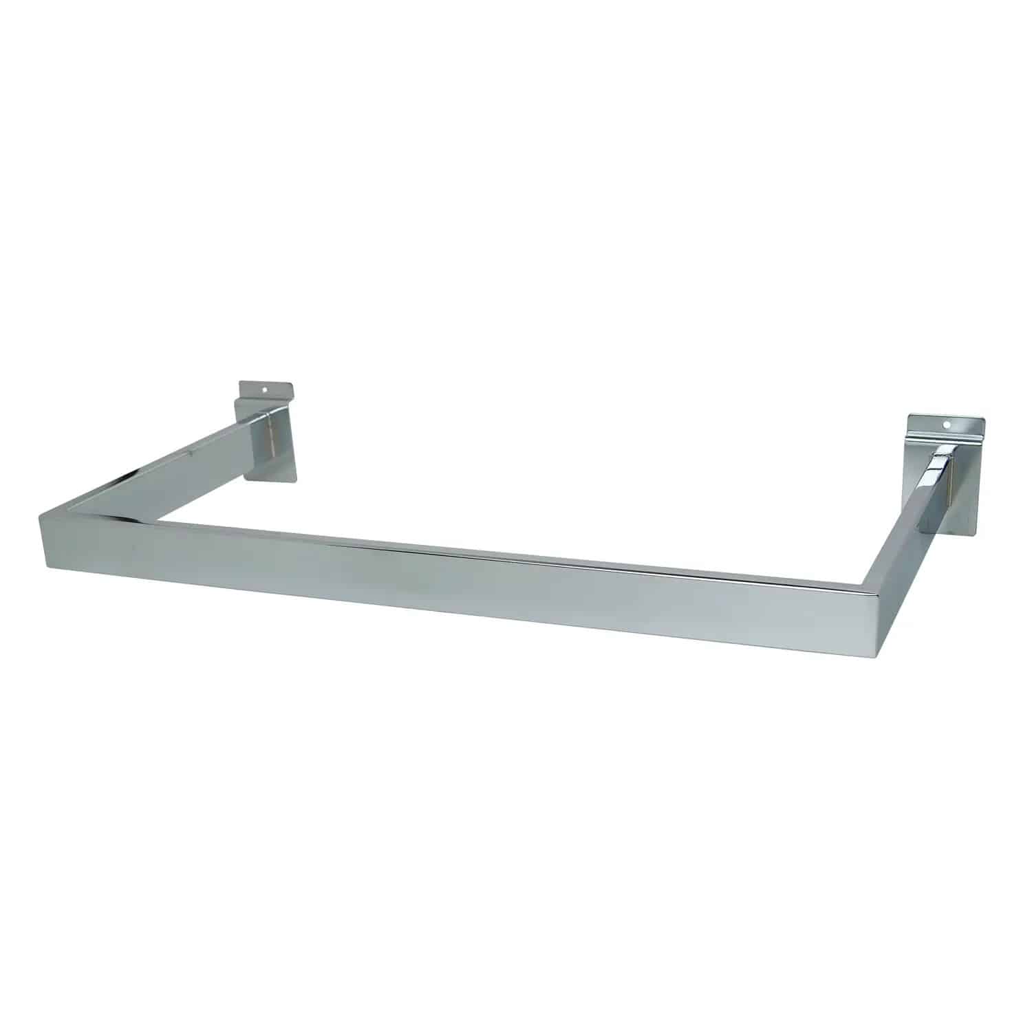 “C” SHAPE HANGRAIL CHROME | Detroit Store Fixture