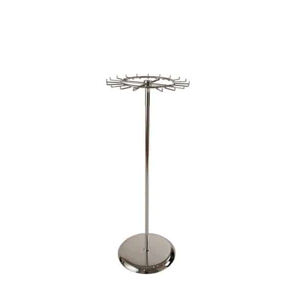 1 TIER REVOLVING BELT RACK | Detroit Store Fixture