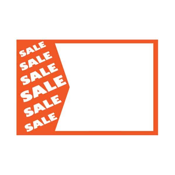 SALE SIGN BLANK | Detroit Store Fixture